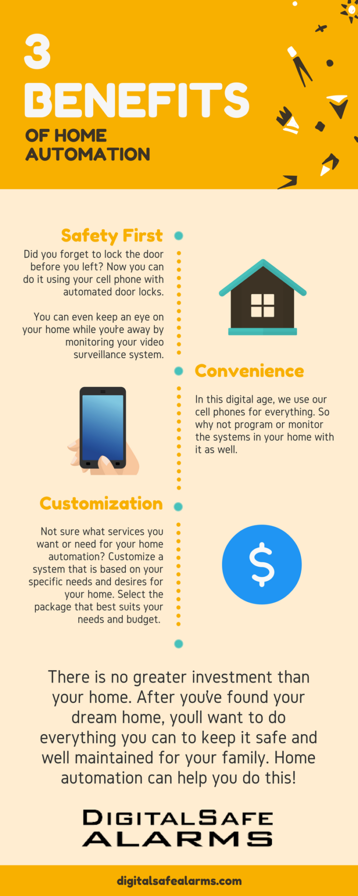 Home Automation: 3 Benefits for Your Alarm | DigitalSafe Online